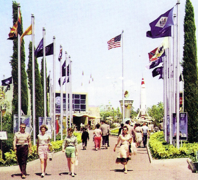 Disneyland’s Avenue of Flags
